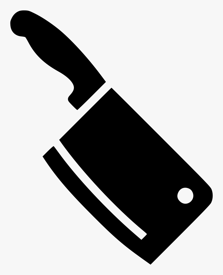 Butcher Knife Clipart - Meat Cleaver Icon Png, Transparent Png ...