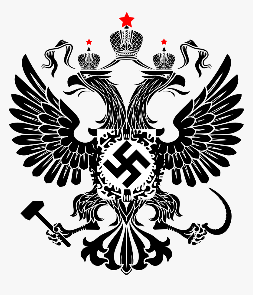 Neo-soviet Russian Eagle - Russian Eagle Hammer And Sickle, HD Png ...