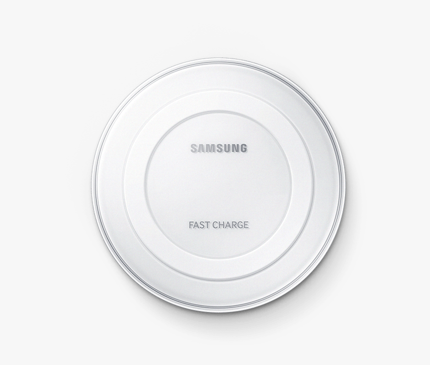 White Wireless Charger Fast Charge - Circle, HD Png Download ...