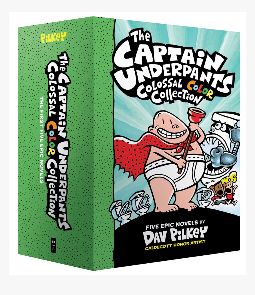 The Captain Underpants Colossal Color Collection, HD Png Download ...