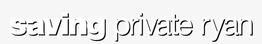 Saving Private Ryan Logo Png Transparent & Svg Vector, Png Download ...