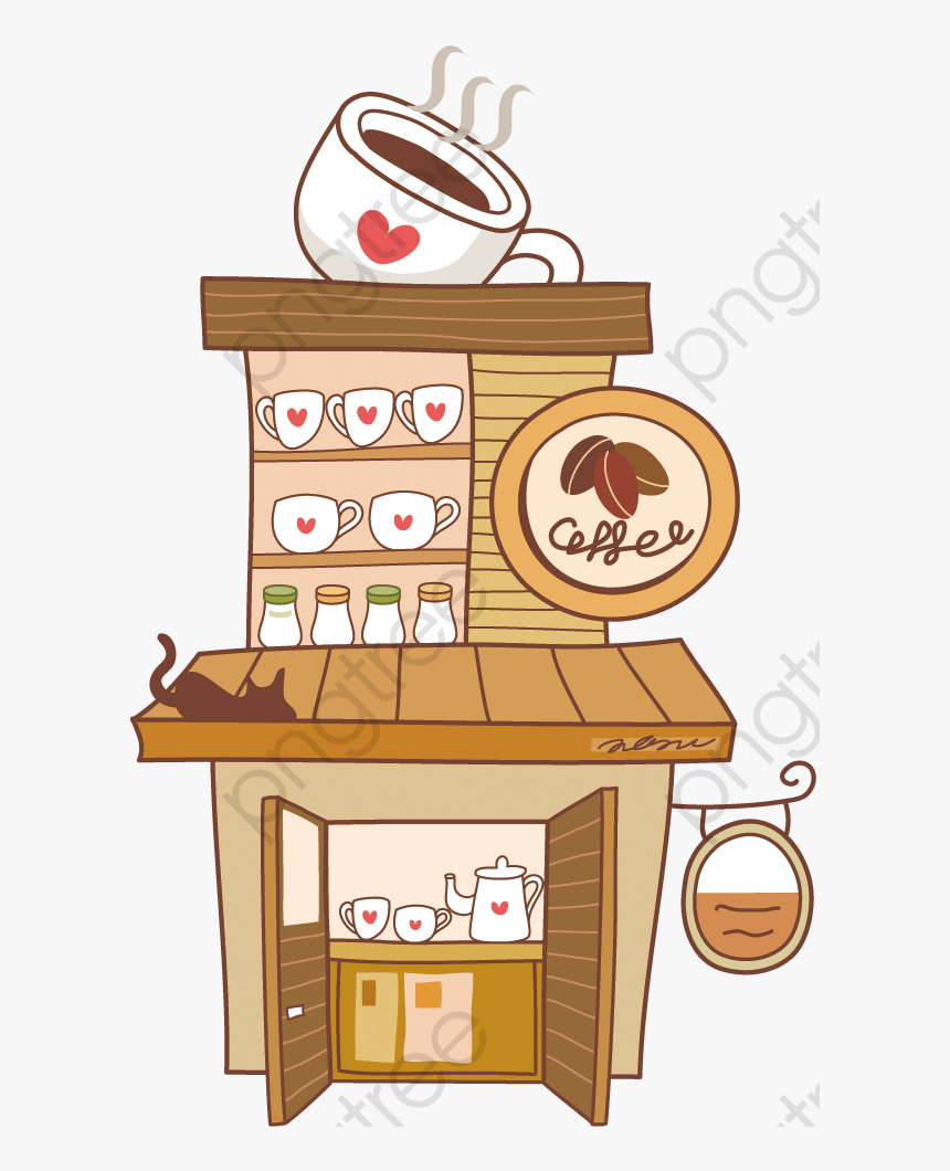 Transparent Coffee Cartoon Png, Png Download , Transparent Png Image ...