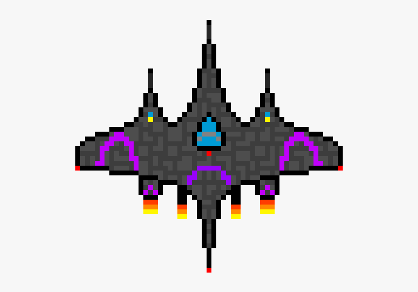 Spaceship Sprite Png, Transparent Png , Transparent Png Image - PNGitem