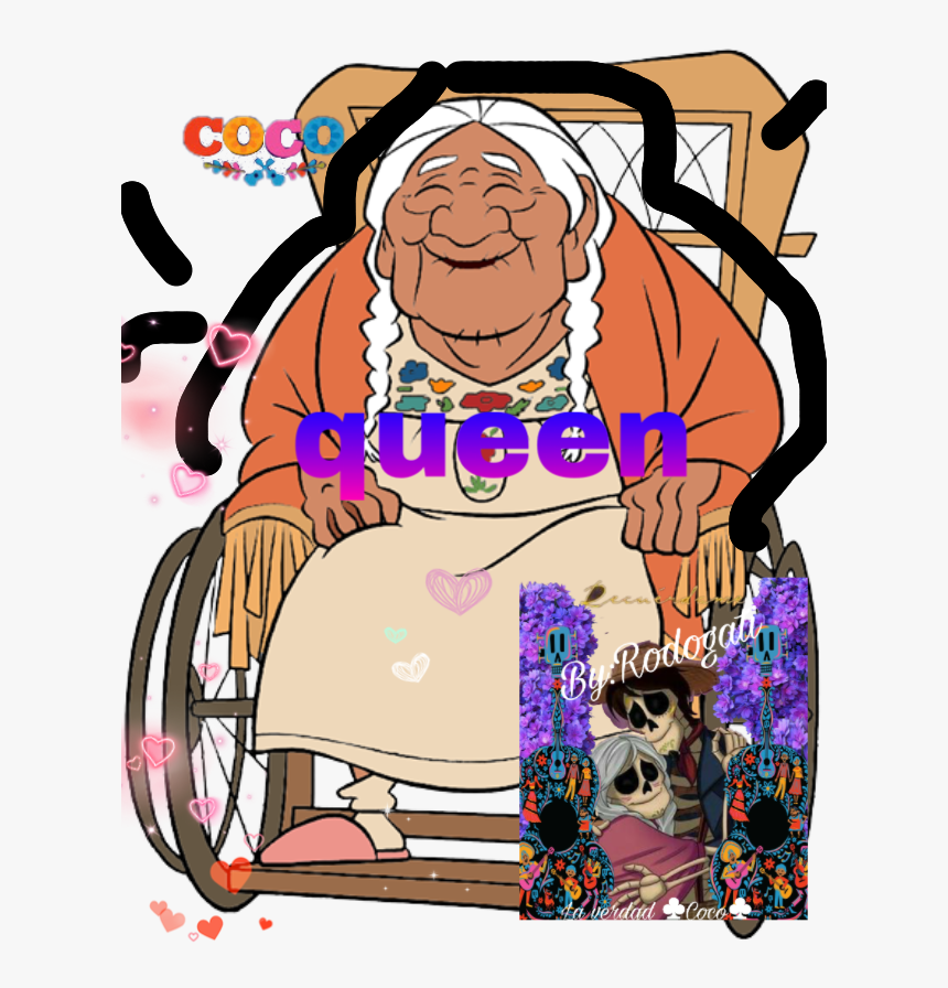Disney Great Mama Coco Transparent & Png Clipart Free, Png Download ...