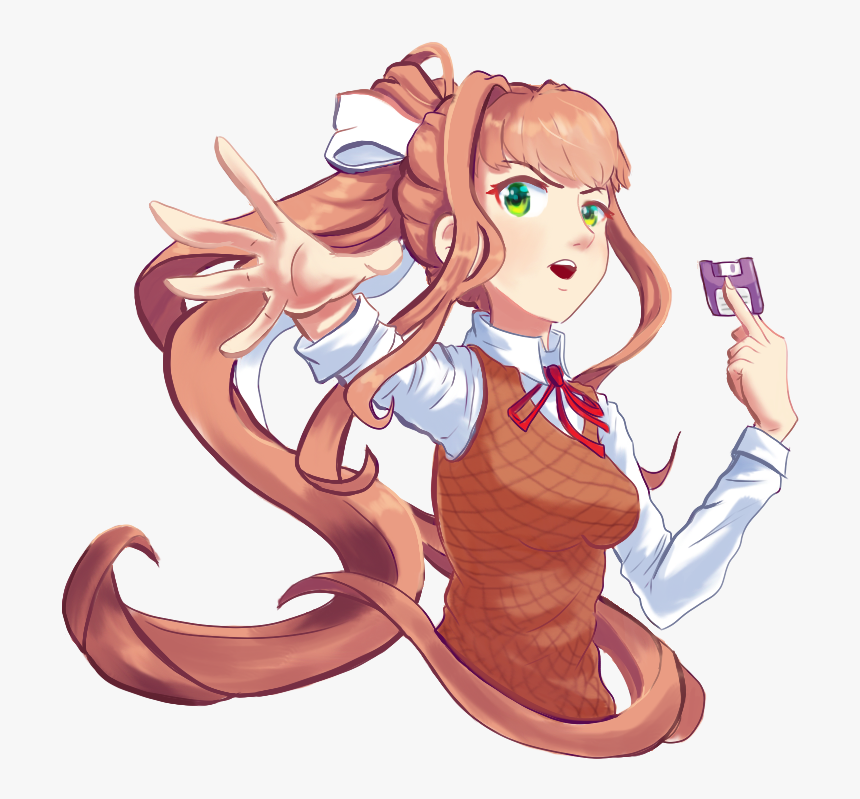 Monika Doki Doki Png, Transparent Png , Transparent Png Image - PNGitem