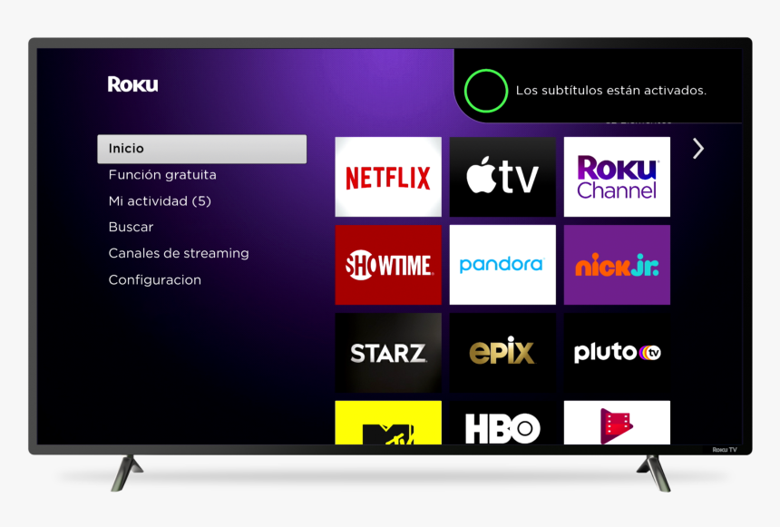 Roku Spanish Voice Os, HD Png Download , Transparent Png Image - PNGitem