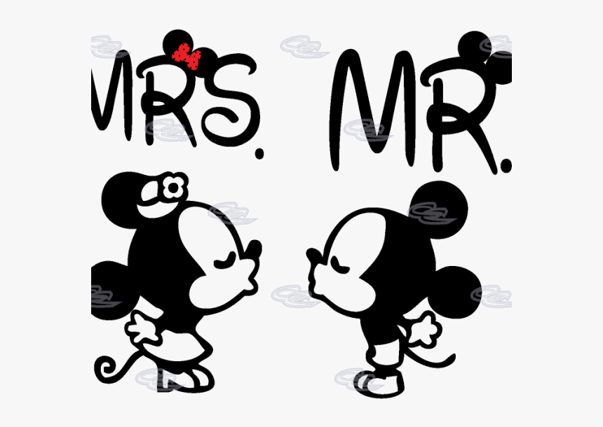 Mickey Mouse Clipart Couple, HD Png Download , Transparent Png Image ...