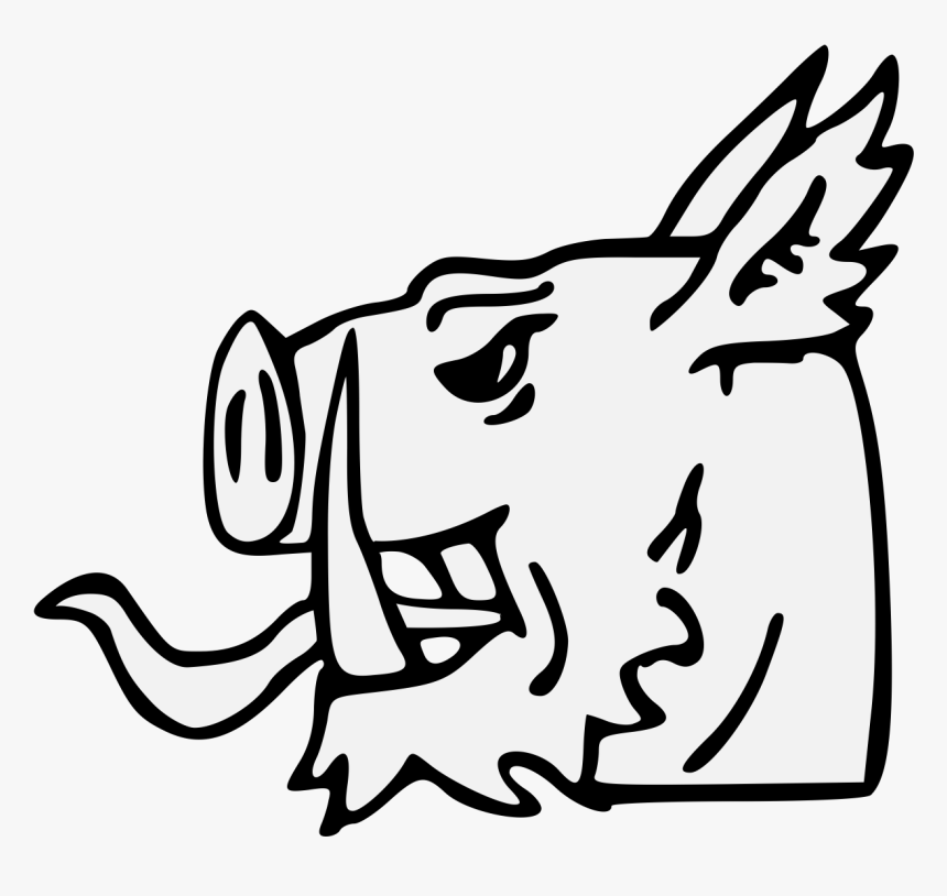 Boar S Head Couped, HD Png Download , Transparent Png Image - PNGitem