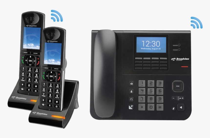 Cordless Office Phone W/ 3-way Conferencing, Id & More, HD Png Download ...