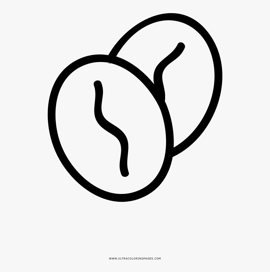 Coffee Beans Coloring Page, HD Png Download , Transparent Png Image ...