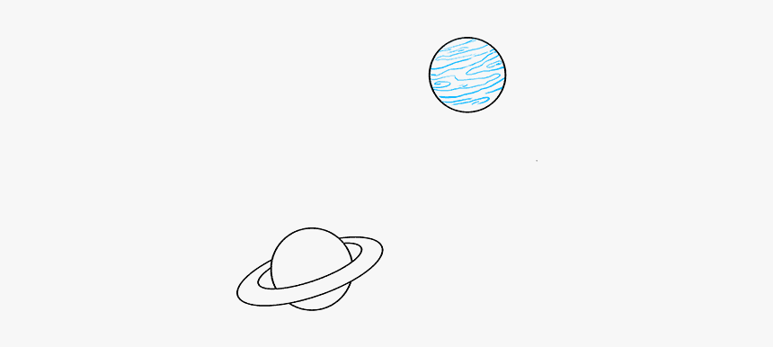 How To Draw Space And Planets, HD Png Download , Transparent Png Image ...