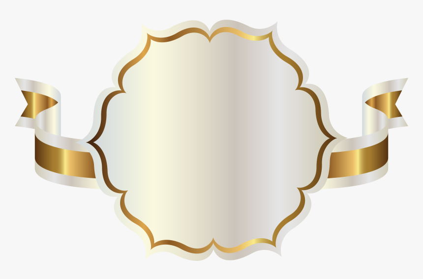 White Label Png - Logo Golden Ribbon Png, Transparent Png , Transparent ...