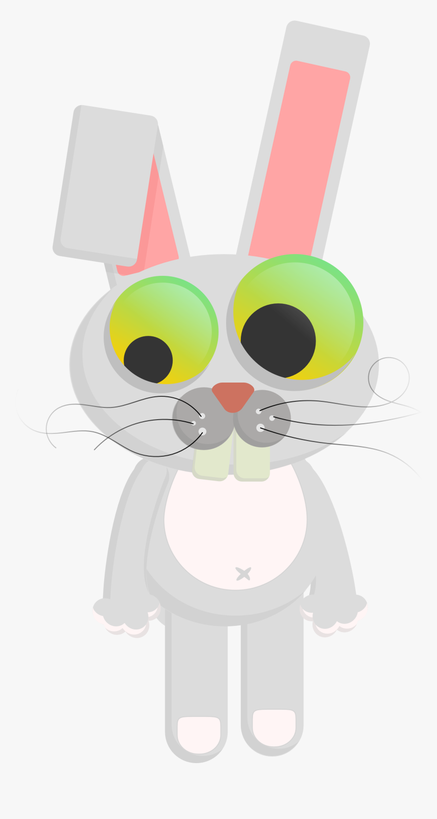 Rabbit Easter Bunny Clipart Vector - Rabbit, HD Png Download ...