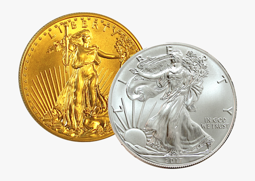 Silver And Gold Coins Clip Art