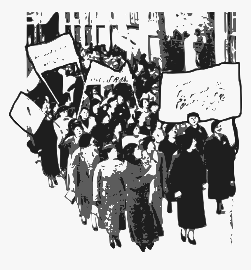 Women Protest Clipart
