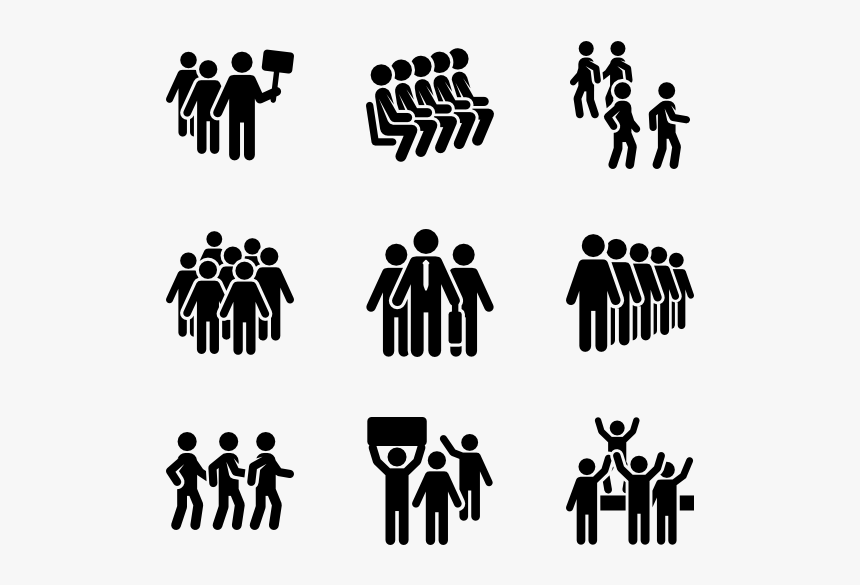 Crowd - Crowd Icon Png, Transparent Png , Transparent Png Image - PNGitem
