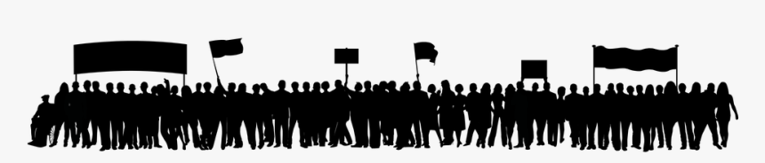 Crowd, Day, First, Manifestation, March, My, People - Protest Clipart ...