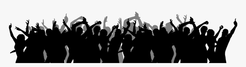 Audience Silhouette Png Download - Crowd Silhouette Png, Transparent ...