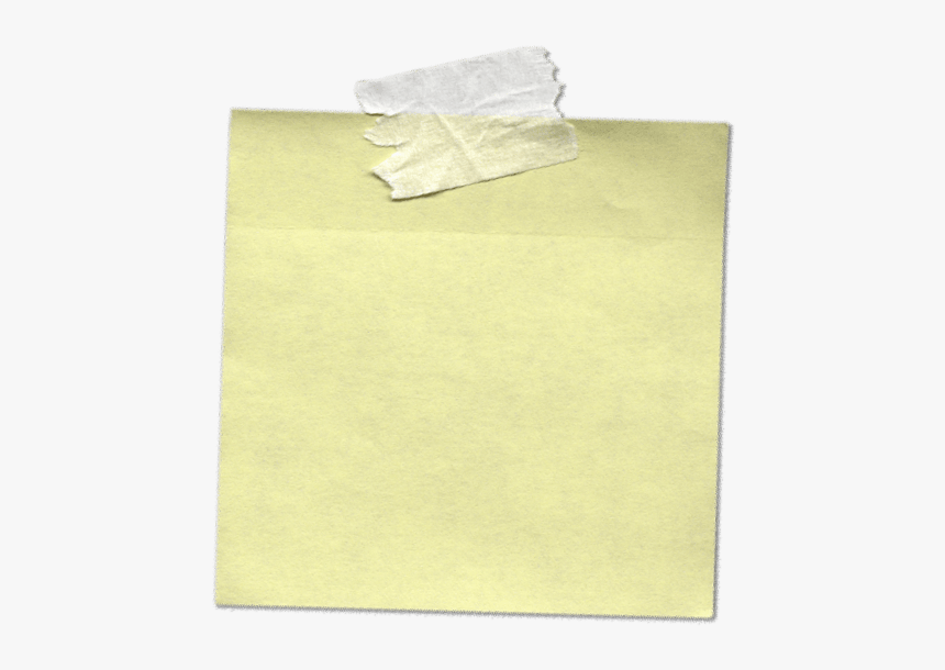 Sticky Note With Tape - Sticky Note, HD Png Download , Transparent Png ...