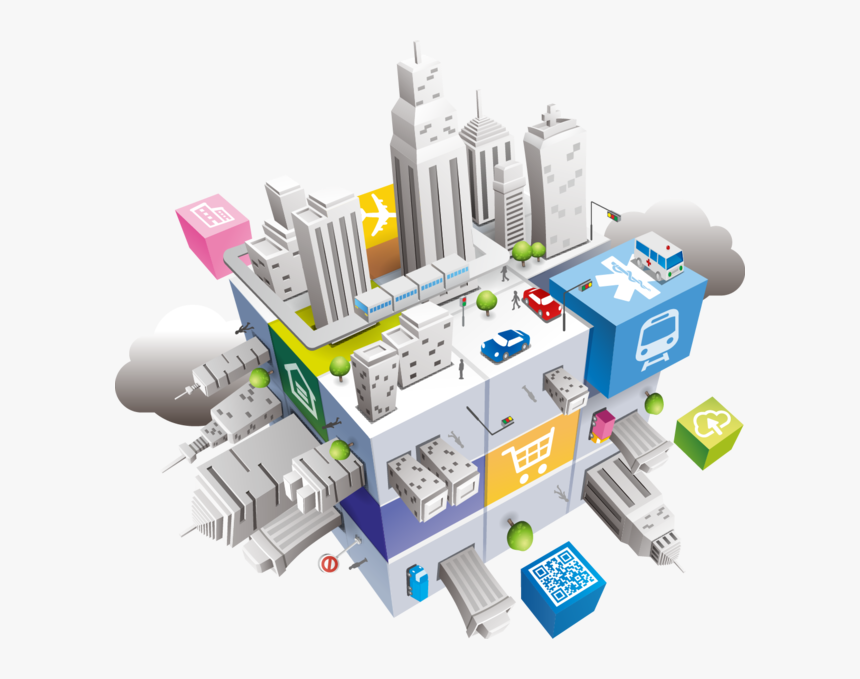 Smart City Cube - Smart City In Taiwan, HD Png Download , Transparent ...