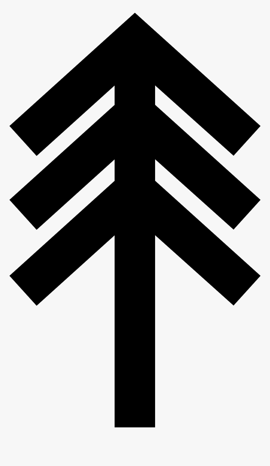 Stacked Tiwaz - Tiwaz Bind Rune, HD Png Download , Transparent Png ...