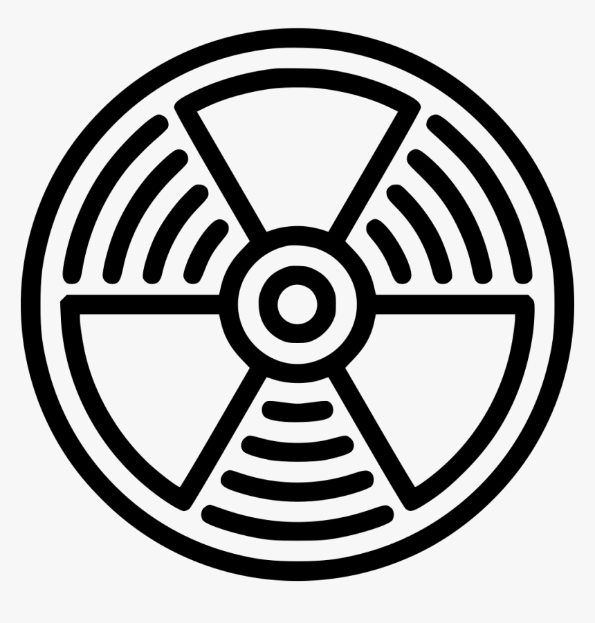 Nuclear Symbol Black And White