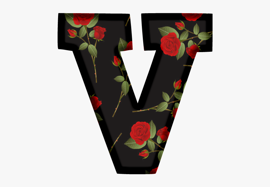 Black Backpack With Red Roses, HD Png Download , Transparent Png Image ...