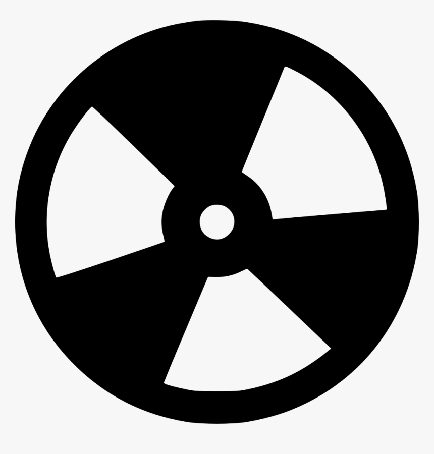 Atomic Mine Nuclear - Nuclear White Icon Png, Transparent Png ...