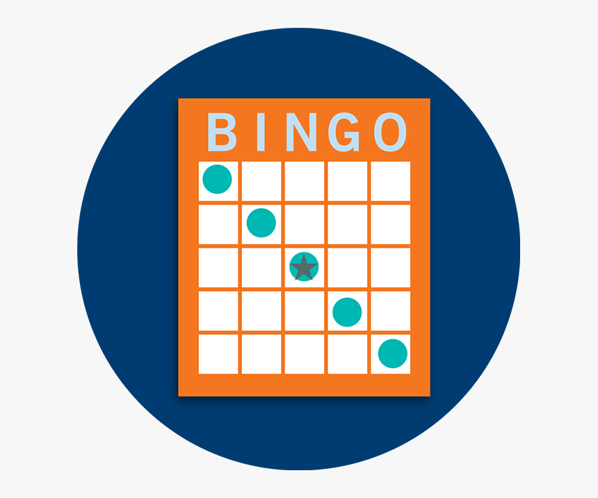 A Bingo Card Pattern Showing A Diagonal Line - Portable Network ...