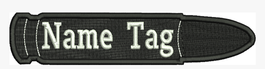 Bullet Custom Name Tag Biker Vest Patch - Bullet Patch, HD Png Download ...