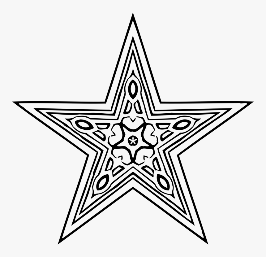 Triangle,line Art,star - Soviet Air Force Roundel Png, Transparent Png ...