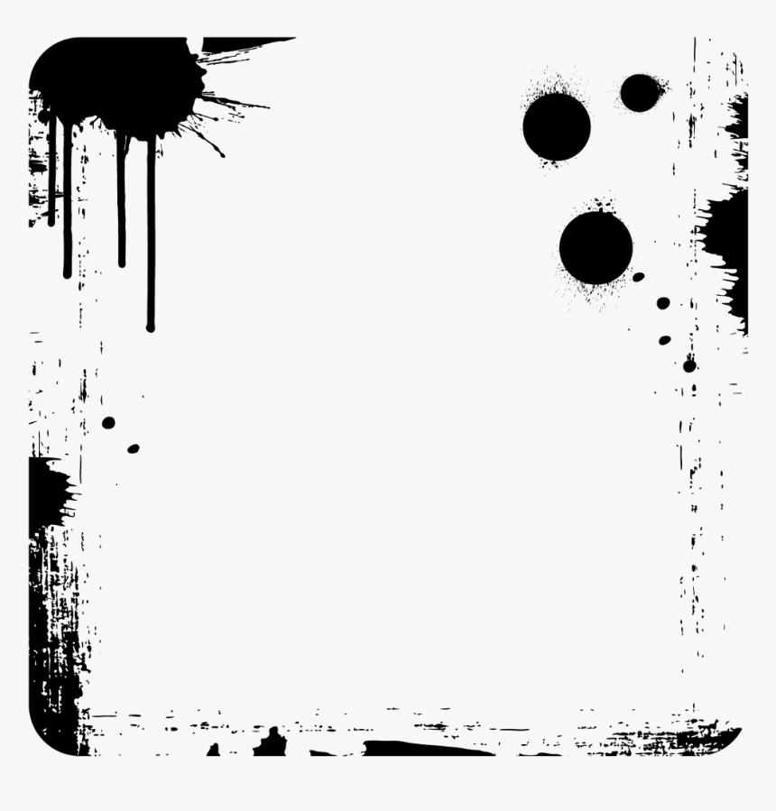 〰 • - • - • - • #ftestickers #frame #square #drip - Graffiti Frame Png ...