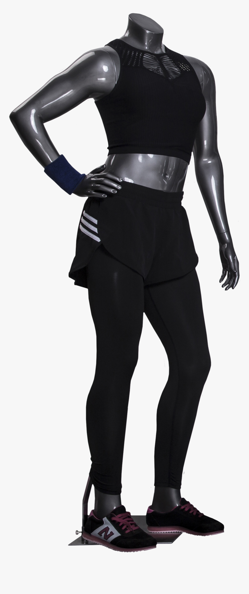 Headless Athletic Sports Female Mannequin - Spandex, HD Png Download ...