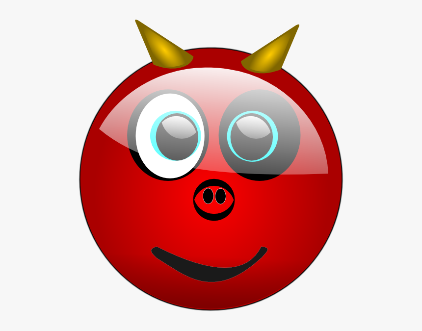Red Evil Smiley Face, HD Png Download , Transparent Png Image - PNGitem