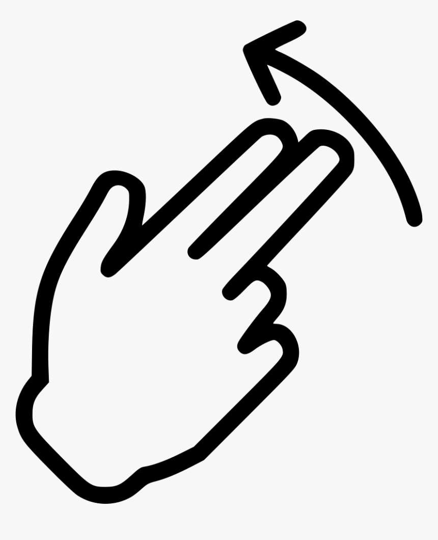 Hand Finger Swap Up - Swap Finger Icon, HD Png Download , Transparent ...