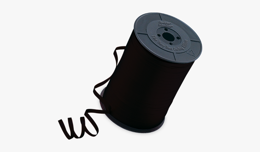 Black Curling Ribbon - Spool Of Ribbon Png, Transparent Png ...
