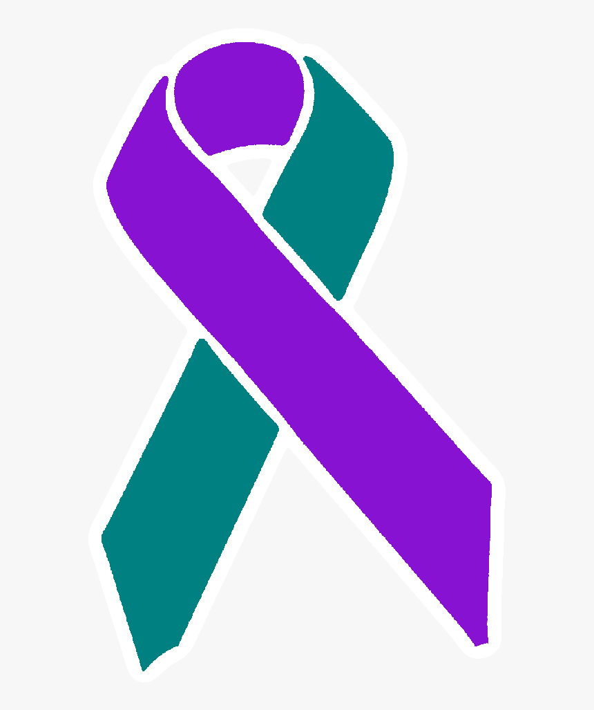 Elegant All Cancer Ribbon With All Cancer Ribbon - Light Blue And Dark ...