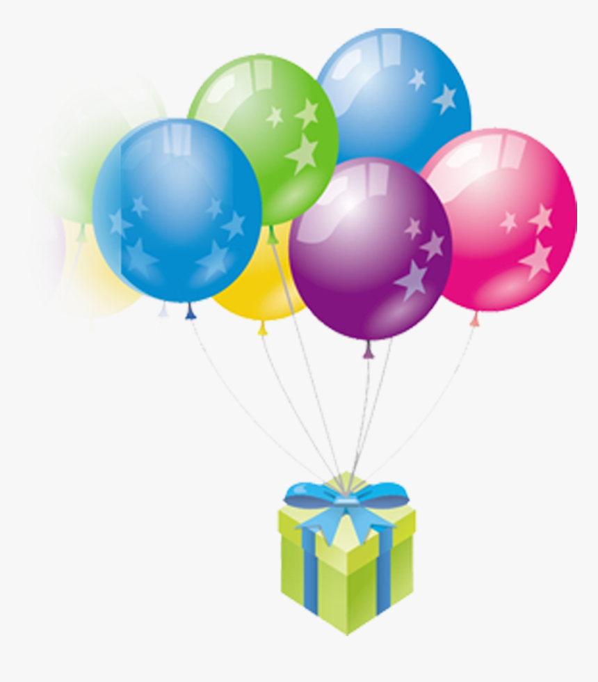 Birthday Party Balloons Clipart - Balloons Clipart, HD Png Download ...