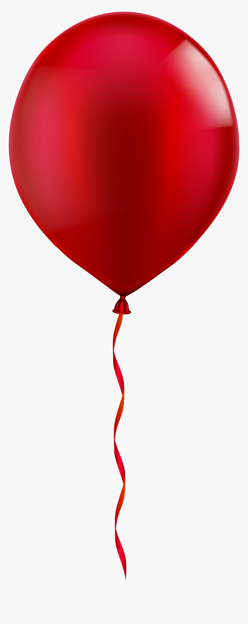 Single Png Clip Art - Red Balloon Png Transparent, Png Download ...