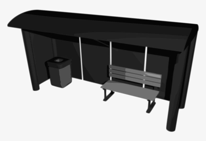 Bus Stop Clip Arts - Halte Png, Transparent Png , Transparent Png Image ...