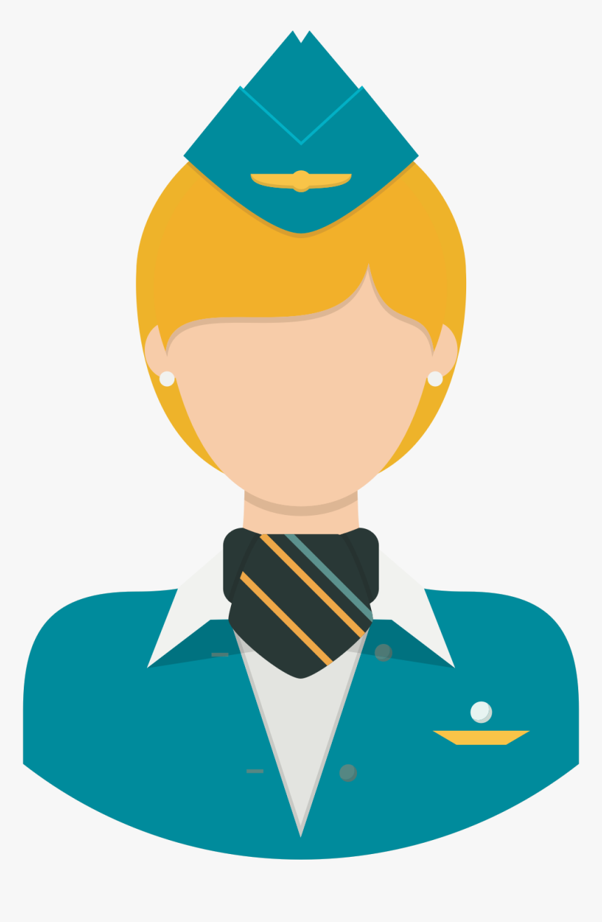 Stewardess Png - Flight Attendant Logo Png, Transparent Png ...