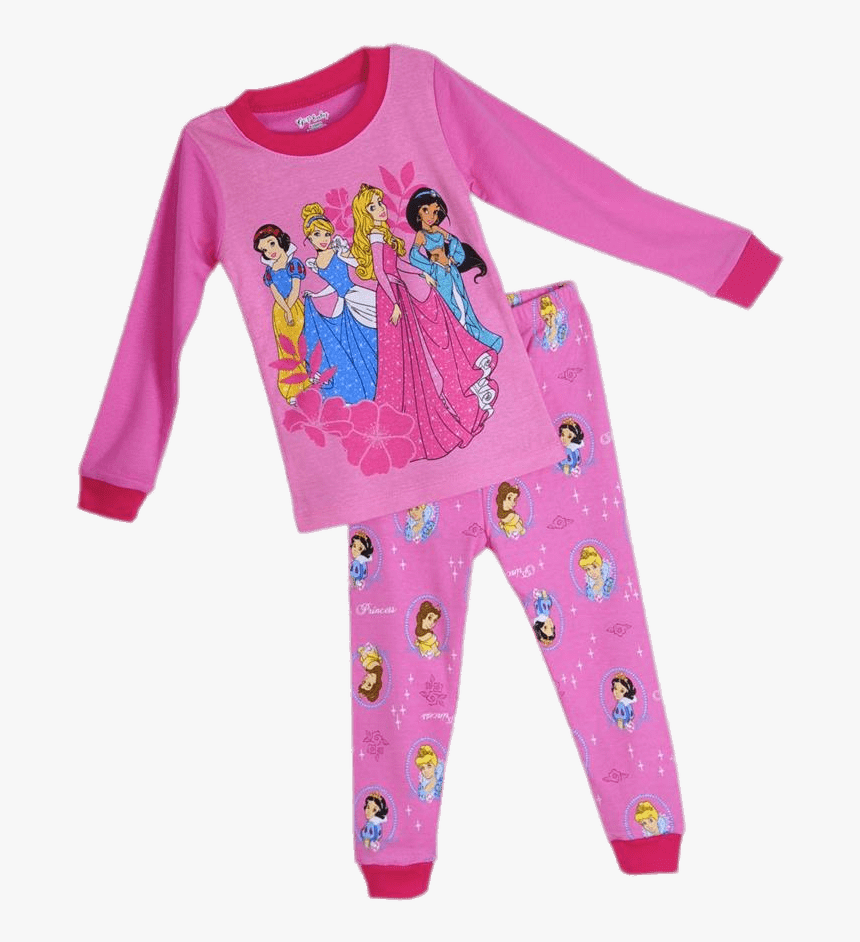 Pyjamas Disney Princesses - Pyjama For Kids, HD Png Download ...