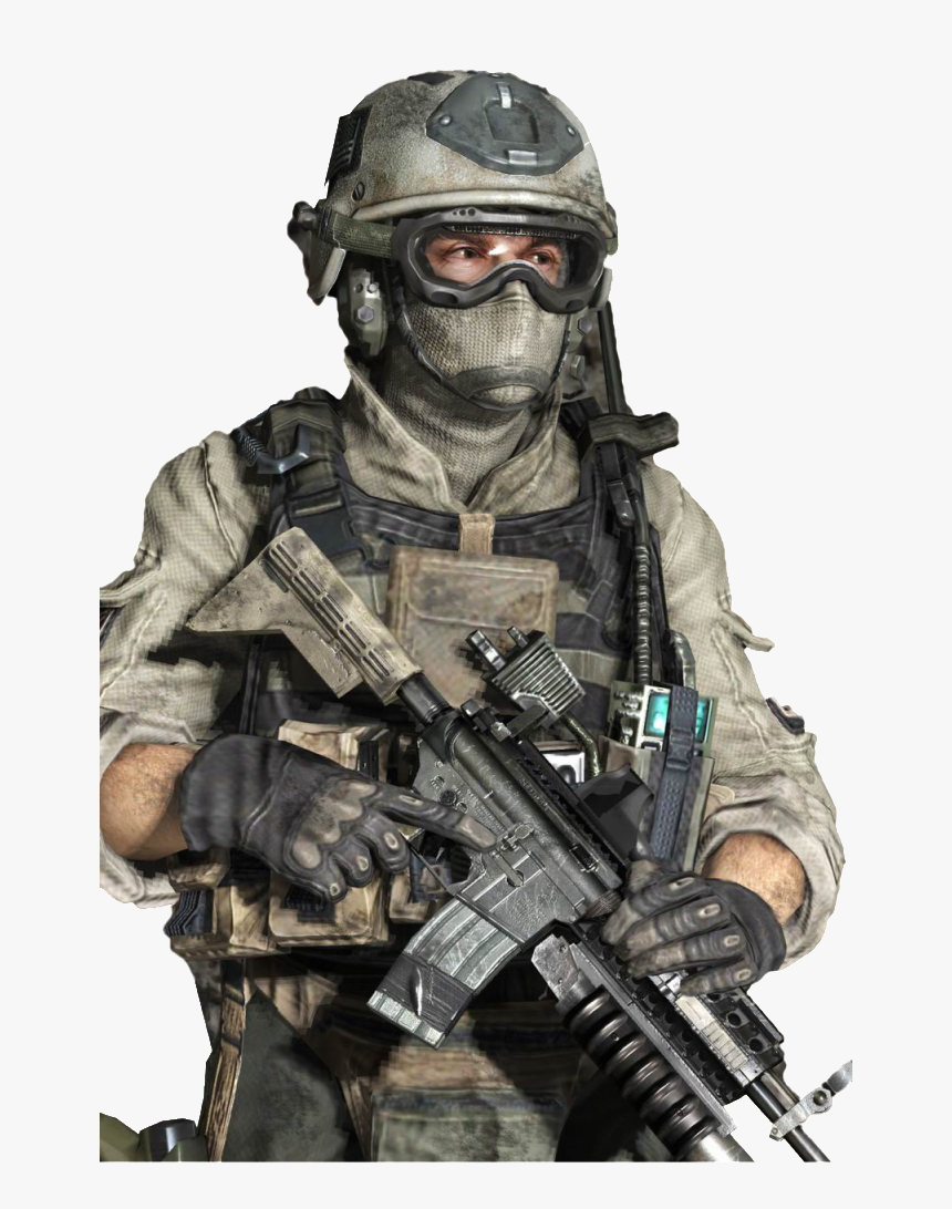 Call Of Duty Modern Warfare Soldier, HD Png Download , Transparent Png ...