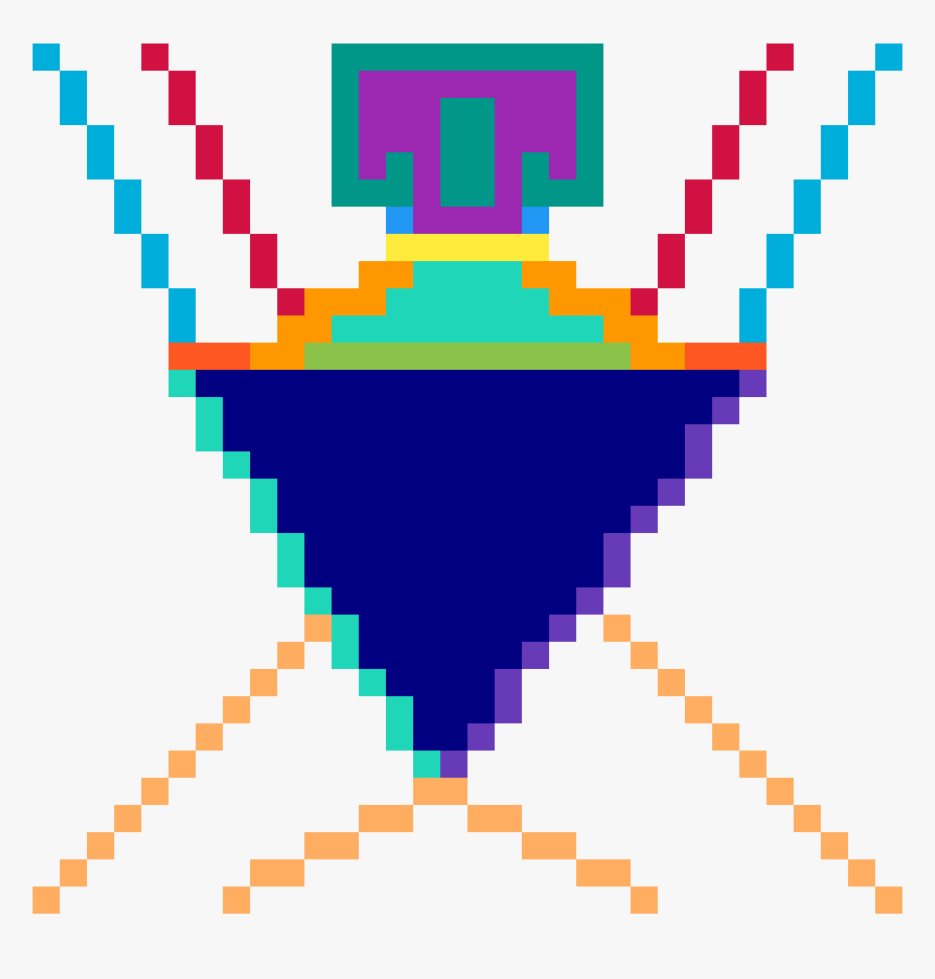 Paw Print Pixel Art, HD Png Download , Transparent Png Image - PNGitem