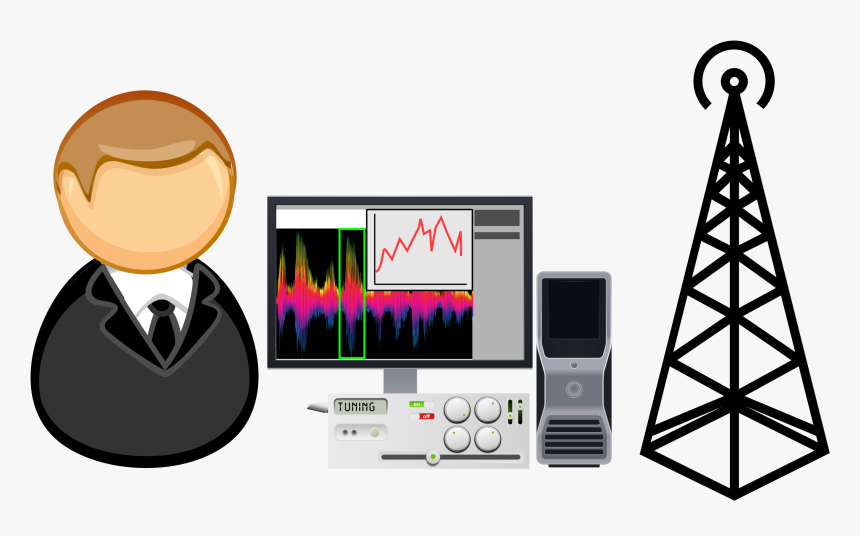 Computer Icons Signal Processing Radio Aerials - Radio Tower Png ...
