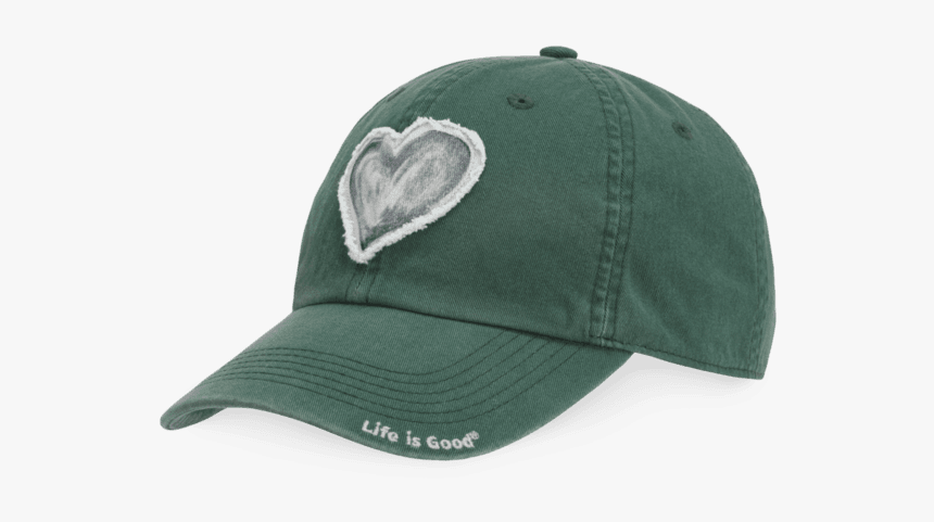 Watercolor Heart Tattered Chill Cap - Baseball Cap, HD Png Download ...