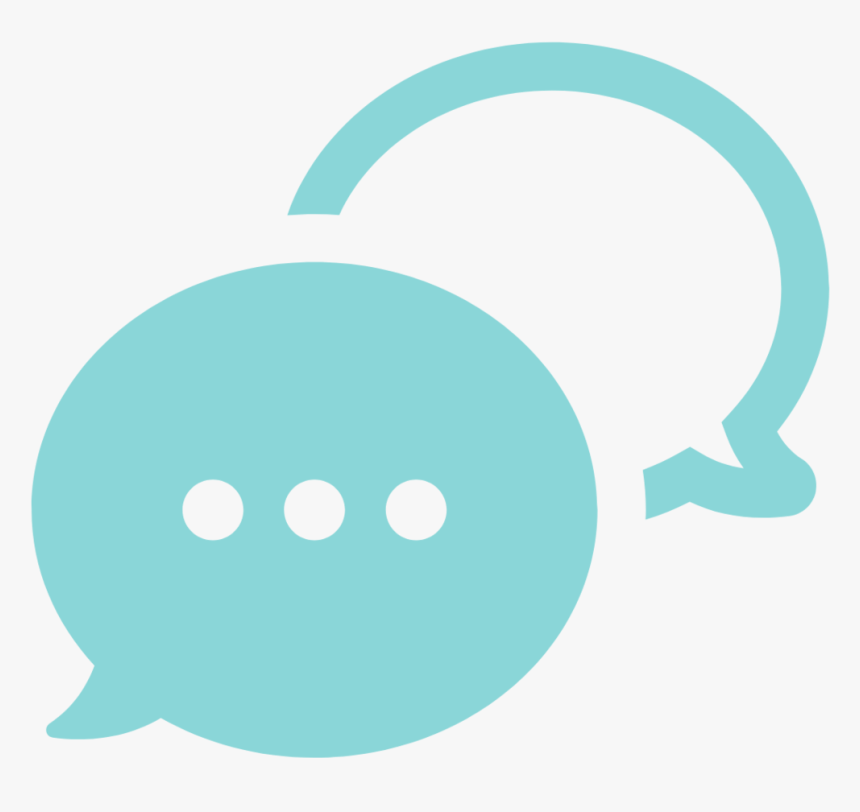 Blue Talk Bubble Icon
