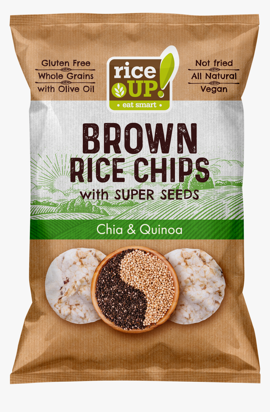 Transparent Quinoa Png - Rice Up Brown Rice Chips, Png Download ...