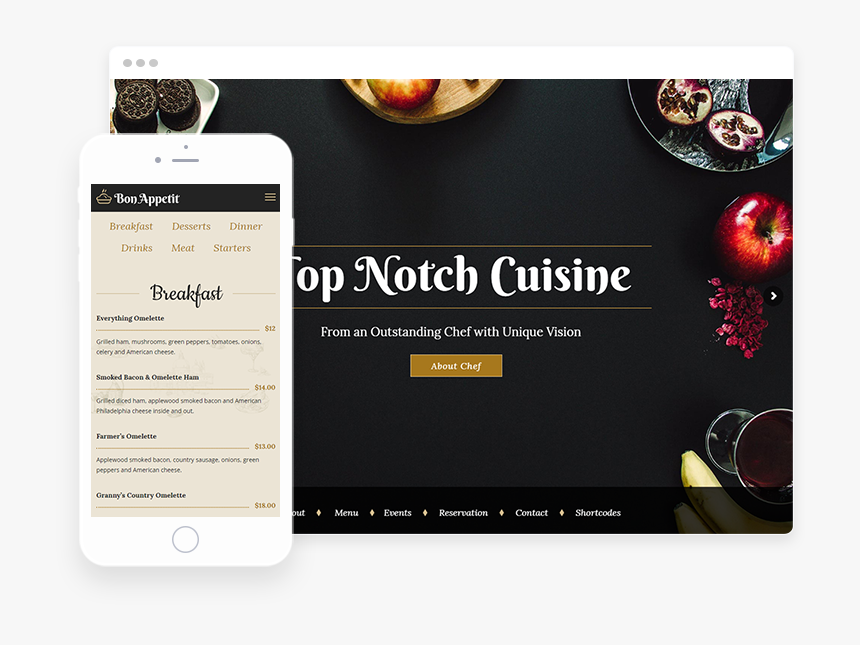 Food Header Image Dark, HD Png Download , Transparent Png Image - PNGitem