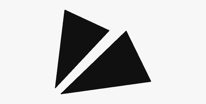 New Sticker - 🖤 - - - Triangle, HD Png Download , Transparent Png Image ...